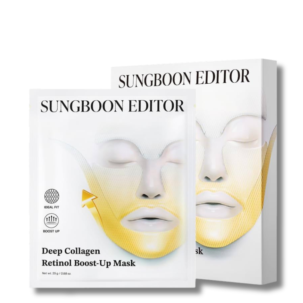 Sungboon Editor - Deep Collagen Retinol Boost-Up Mask - veido kaukė – bareskin.lt