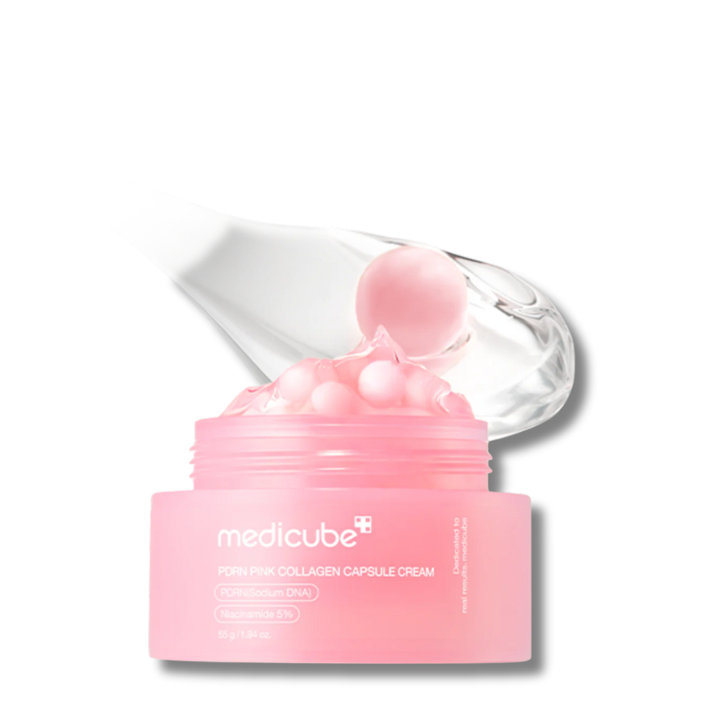 Medicube - PDRN Pink Collagen Capsule Cream - veido kremas – bareskin.lt